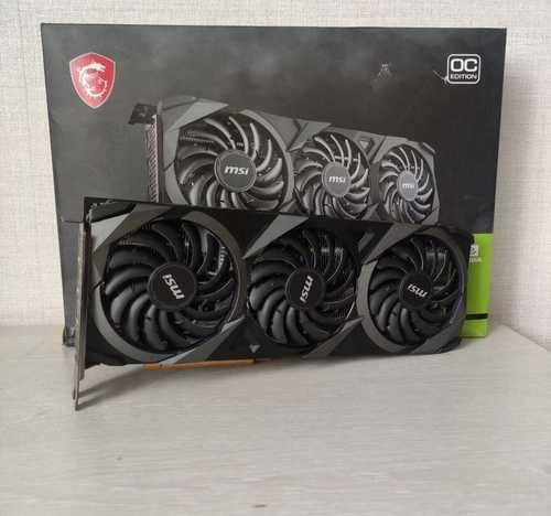 Видеокарта MSI RTX 3060ti ventus x3 8gb