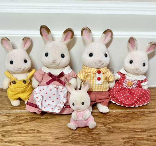 Sylvanian families семья кроликов