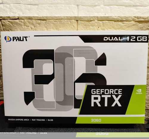 Видеокарта palit RTX 3060 12GB новая