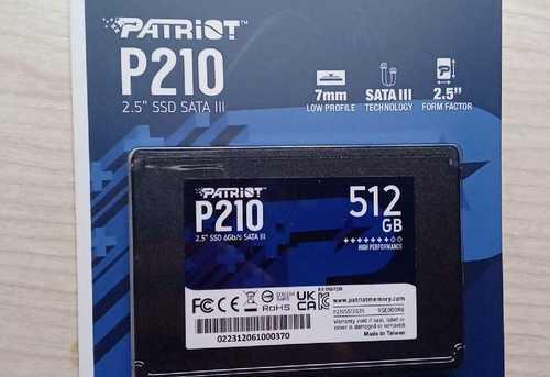SSD Patriot p210 2.5 512gb