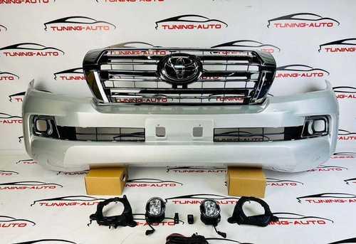Бампер передний Toyota Land Cruiser 200 08-15 A625