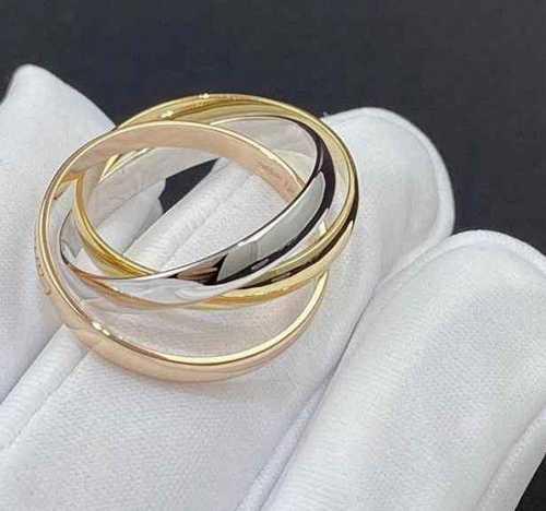 Золотое кольцо Cartier Trinity