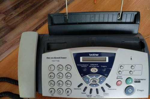 Факс brother fax t106