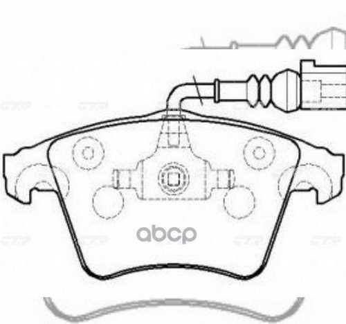 Ckvw-31 Колодки тормозные дисковые перед