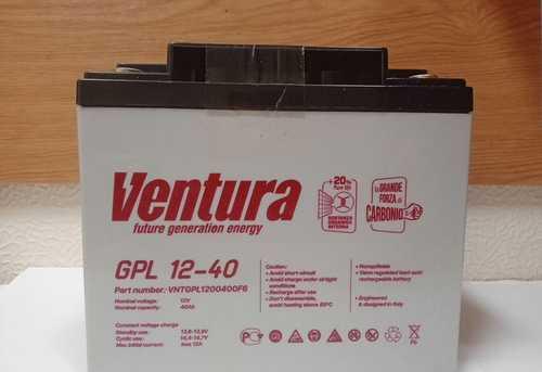 Аккумулятор ventura gpl 12-40