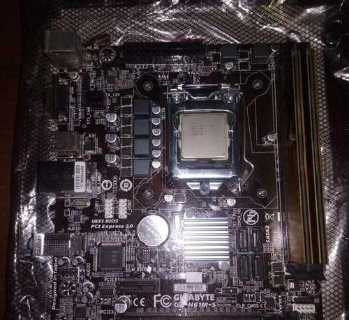 Комплект процессор i7-2600+мат.плата+8gb ddr3(2*4)
