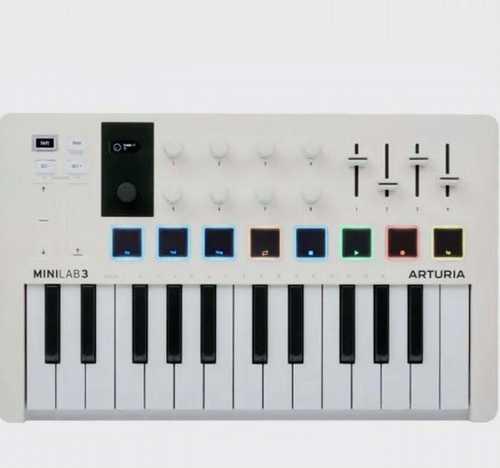 Midi контроллер arturia MiniLab 3 White