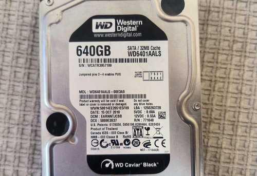 HD Western Digital Black 640 GB