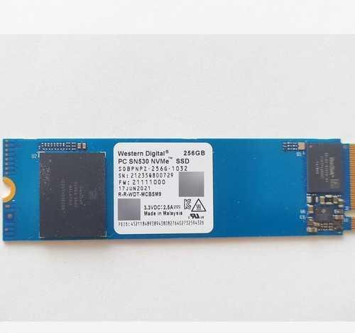 SSD Western digital, 256gb M.2