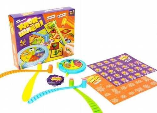 Развивающая настольная игра "Хлоп-шлёп"