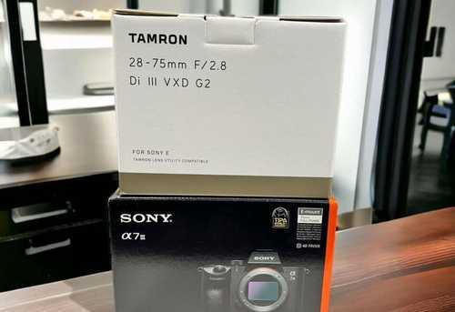 Sony A7 iii + tamron 28-75mm F/ 2.8 Di III V XD G2
