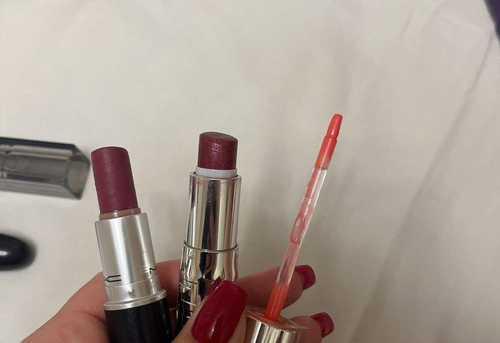Помада mac, givenchy