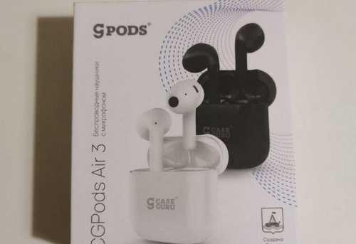 Беспроводные наушники cgpods air 3