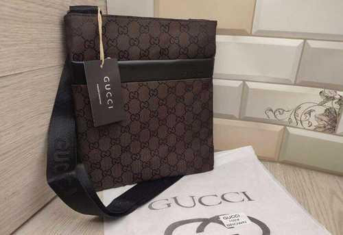 Сумка gucci мужская через плечо новая