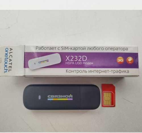 Usb модем 3g Связной (alcatelonetouch) X232D