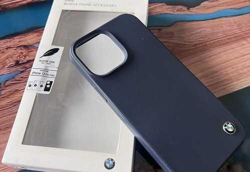 Чехол BMW-M Liquid Silicone для iPhone 13 Pro Max