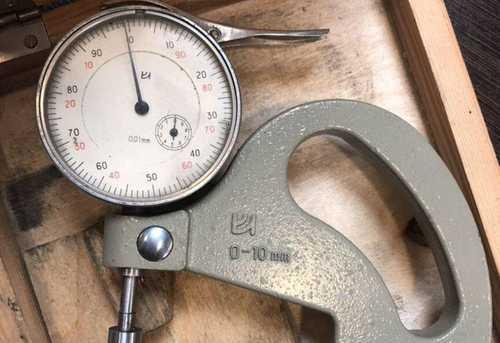 Толщиномер индикаторный ручной тр-10-60 0-10мм