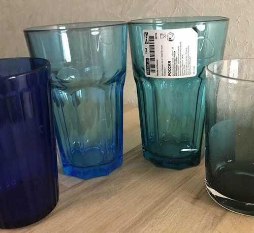Разные новые стаканы бокалы икеа, IKEA