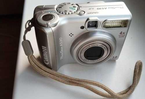Компактный фотоаппарат canon powershot a530