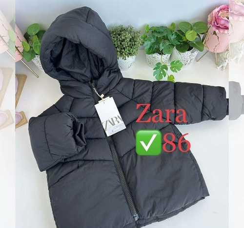 Zara 86 Пуховик/куртка демисезонн/зима, новый