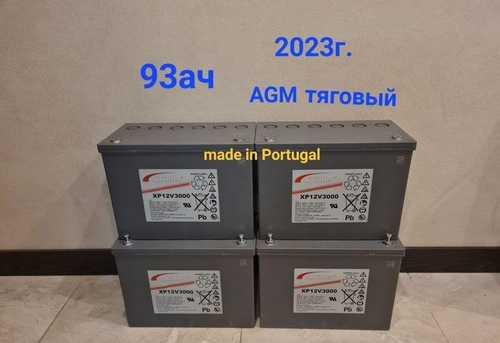 Аккумулятор 93ач 2023г. AGM тяговый Португалия