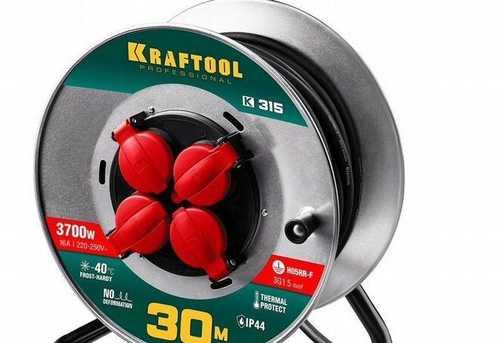 Удлинитель на стальной катушке kraftool (55085-30)