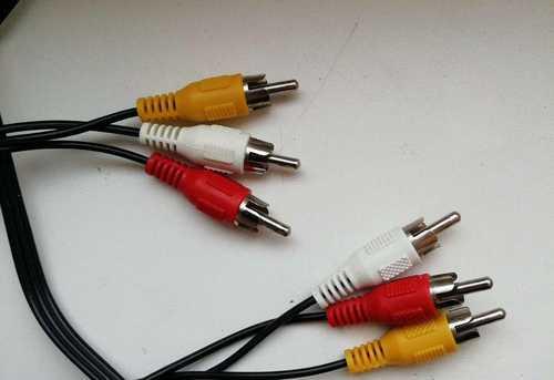 Межблочный кабель 3rca х 3rca