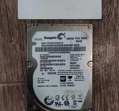 Жесткий диск для ноутбука seagate ST500LM000 500Гб