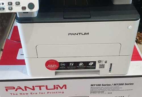 Мфу лазерный Pantum m7100DW WiFi