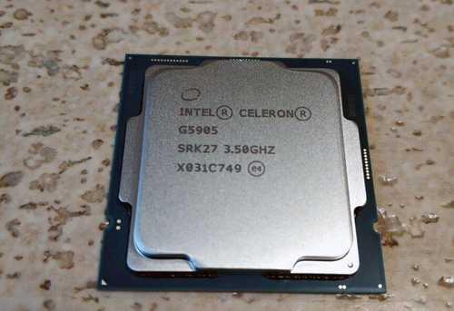 Процессор Intel celeron G5905 LGA1200