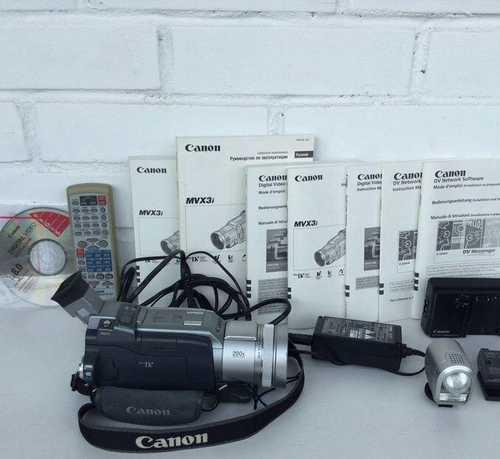 Canon mvx3i видеокамера miniDV