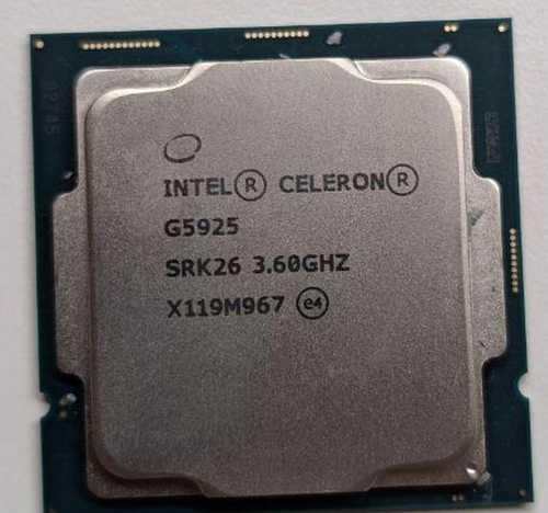 Celeron G5925 2 ядра 3.6Ghz LGA1200 10e поколение