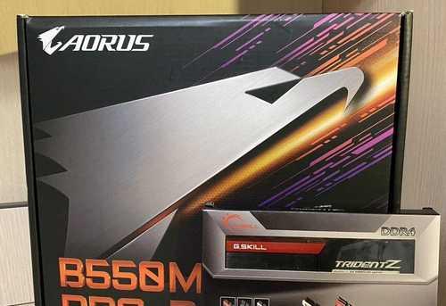 Комплект R5 5600X/ B550M aorus PRO-P/ 16Gb озу