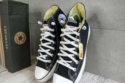 Новые кеды Converse. Чёрные высокие. 35-46