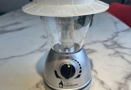 Фонарь LED camping lantern серебристый