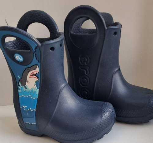 Резиновые сапоги crocs c6