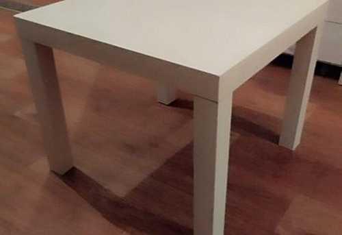 Журнальный столик IKEA белый 55х55