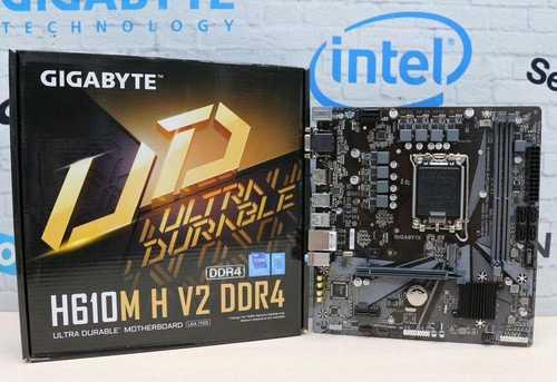 Материнская плата gigabyte H610M H V2 DDR4 (Новая)