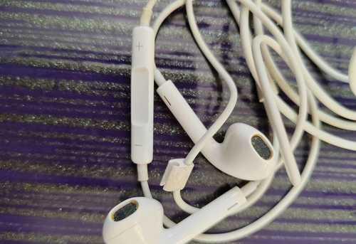 Наушники apple EarPods Jack,оригинал