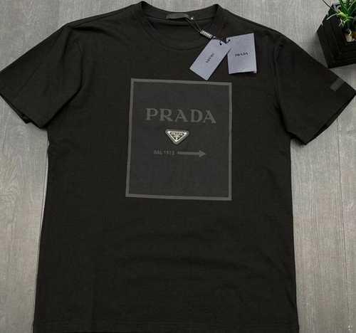 Футболка мужская Prada premium (46-54)