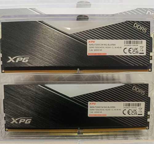 Оперативная память adata XPG Lancer RGB DDR5 2х16