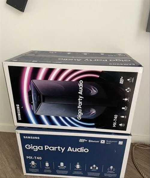 Giga Party Audio Samsung MX T-40