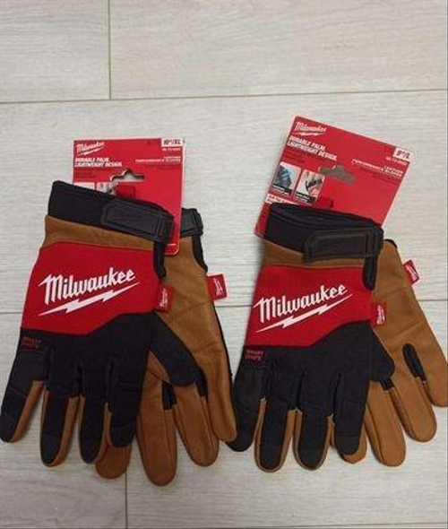 Кожанные перчатки Milwaukee Размер L/XL