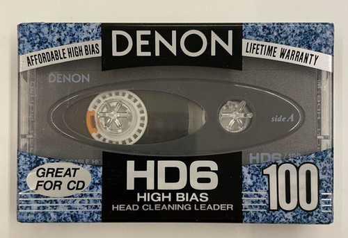 Аудиокассета Denon HD6 100. 1992 год
