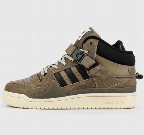 Adidas Forum Mid x Bad Bunny Brown with Fur
