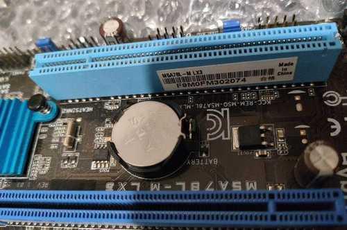 Материнская плата asus M5A78L-M LX3 +встройка AM3+