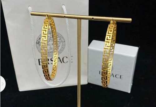 Серьги versace