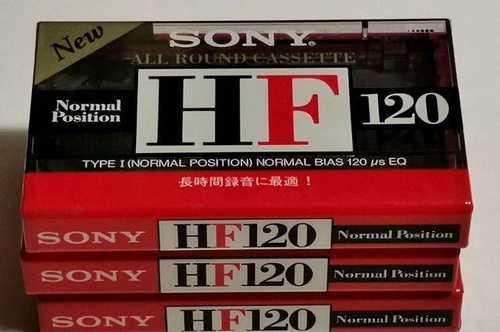 Аудио кассеты Sony HF120 3шт