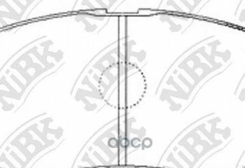Колодки тормозные дисковые PN1457 NiBK