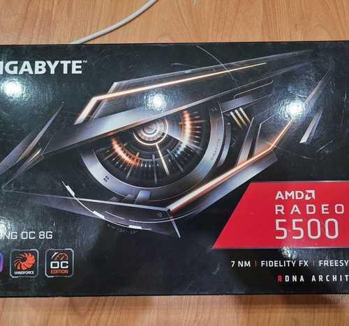 Видеокарта gigabyte Radeon RX 5500 XT